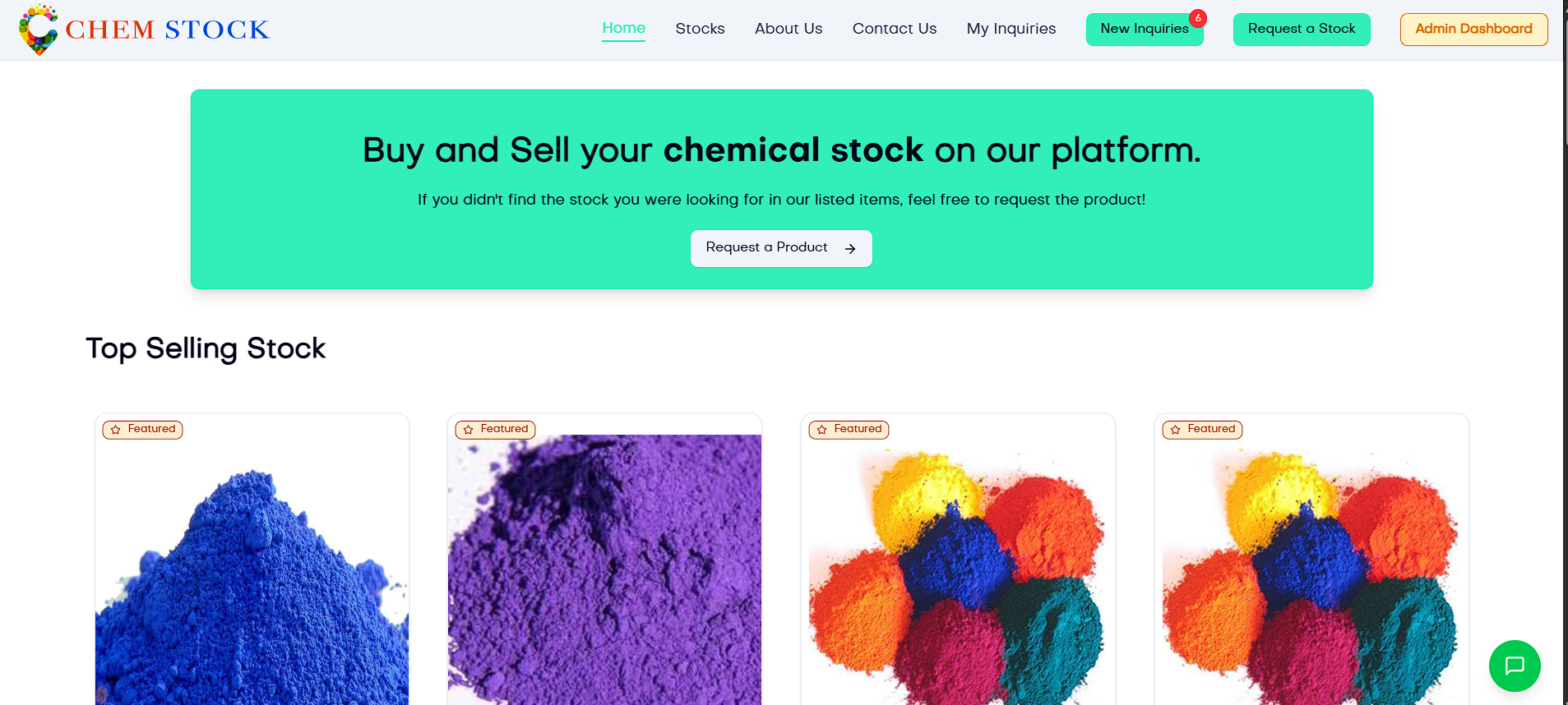 ChemStock - Chemical and Dyes Selling Agency